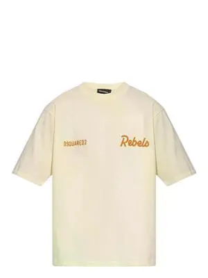 Dsquared2 Embroidered T-shirt - Neutrals