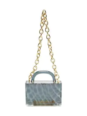 L’AFSHAR Amnis Chain Tote Bag - Grey