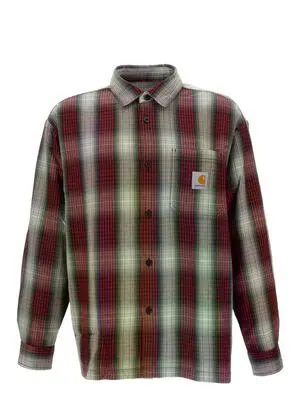 Carhartt Work In Progress Patch-pocket Oversized Shirt - Red