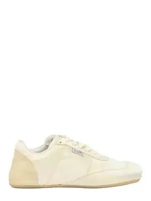 MAISON MARGIELA Lace-up Panelled Sneakers - Neutrals