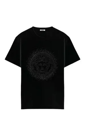 Versace Crystal Medusa T-shirt - Black