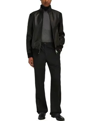 FERRAGAMO Reversible Nappa Blouson With Technical Lining - Black