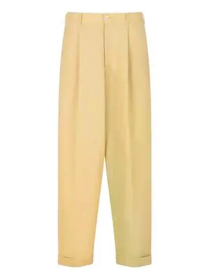 Marni Pleated Elasticated-waistband Trousers - Yellow