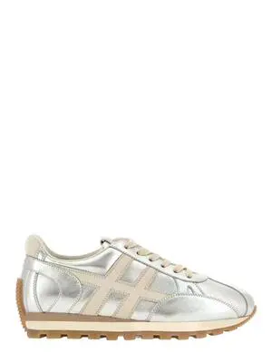 Hogan H671 86er Lace-up Sneakers - Silver