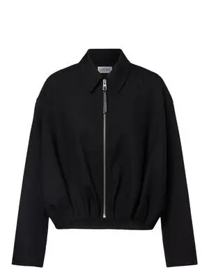 Loewe Wool Blouson Jacket - Black
