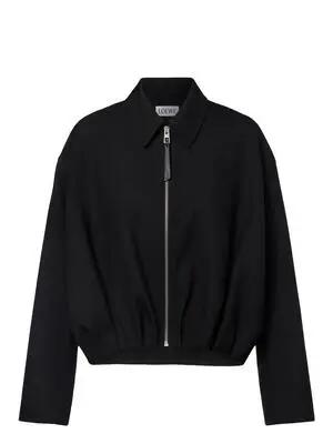 Loewe Wool Blouson Jacket - Black
