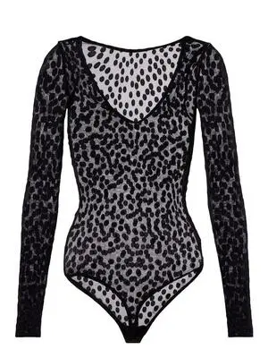 Wolford Sweet Dots Bodysuit - Black