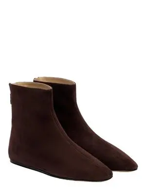 Le Monde Beryl Luna Suede Ankle Boots - Brown