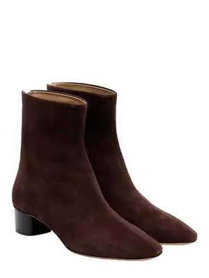 Le Monde Beryl Carole Suede Ankle Boots - Brown