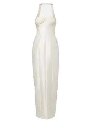DANIELLE FRANKEL Lette Bustier Gown - White