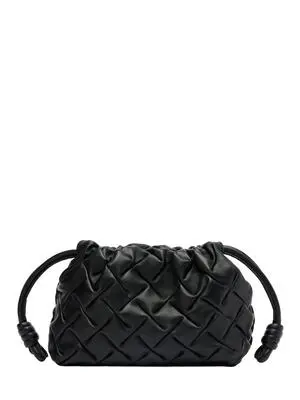 Loewe Flamenco Mini Leather Clutch - Black
