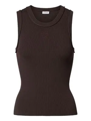 Loewe Anagram Tank Top - Brown