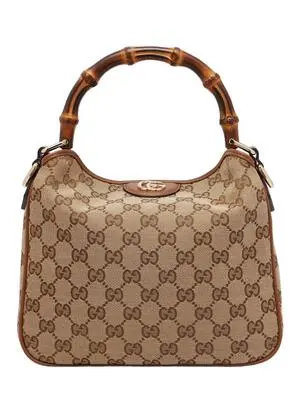 GUCCI Diana GG Canvas Small Tote Bag