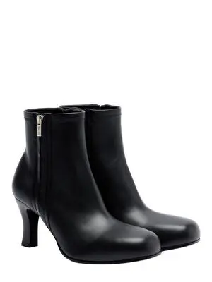 LOEWE Bobine 90 Leather Ankle Boots