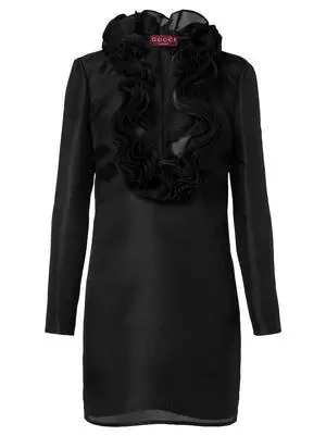 Gucci Silk Minidress - Black