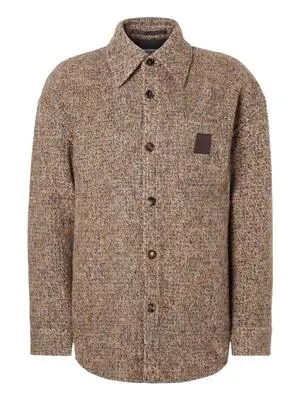 Loewe Anagram Wool-blend Overshirt - Multicoloured