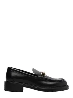 Gucci Horsebit Leather Loafers - Black