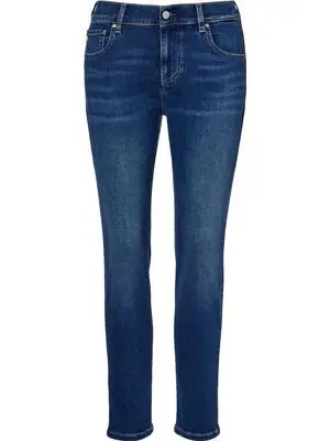 Ag Ex-boyfriend Mid-rise Slim Jeans - Blue