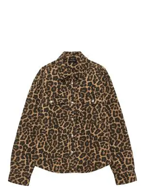 ANINE BING Shirt Paxton - Leopard