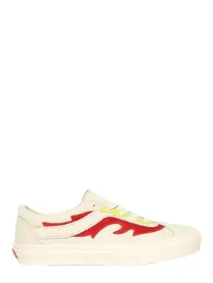 VANS Bold Ni Flamethrower Sneakers - Antique White/red
