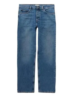 FRAME Relaxed Straight-leg Jeans - Blue