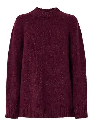 Gabriela Hearst Alfie Cashmere Sweater - Burgundy