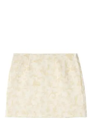 Posse Isla Printed Mini Skirt - Yellow