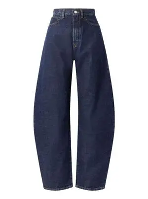 ALAÏA High-Rise Barrel-Leg Jeans