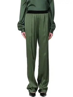 TOM FORD Straight Leg Trousers - Moss Green