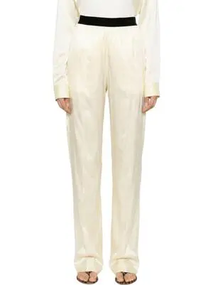 TOM FORD Straight Leg Trousers - Yellow