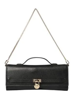 Michael Kors Hamilton Moderne Convertible Shoulder Bag - Black