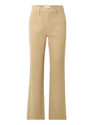 MOTHER Brooke Sneak High-rise Bootcut Jeans - Brown