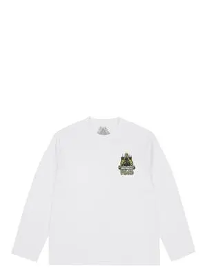 PALACE Lock In Long-sleeve - White