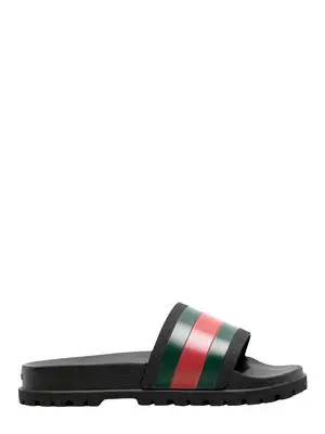 Gucci Web Slide - Black