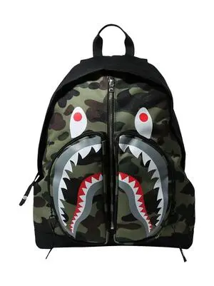 A BATHING APE 1st Camo Shark Daypack - Green