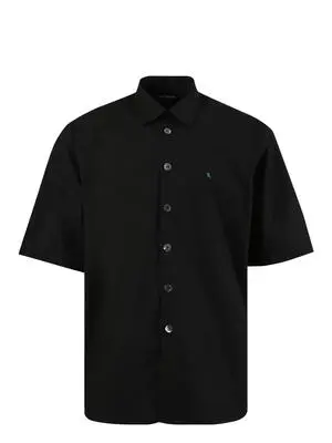 Raf Simons Short-sleeve Shirt With Embroidery - Black