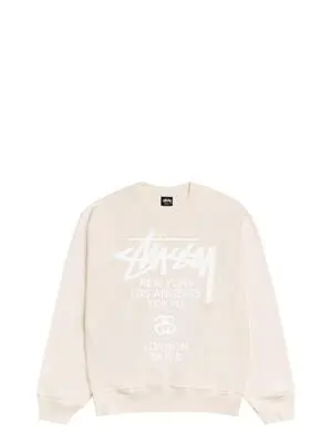 StÜssy World Tour Crew - Cream