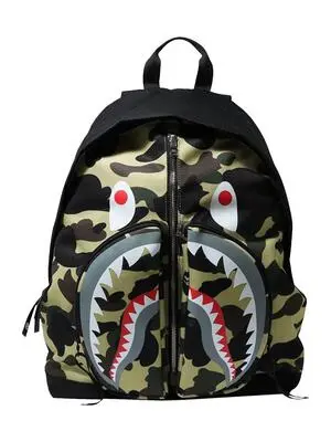 A BATHING APE 1st Camo Shark Daypack - Yellow