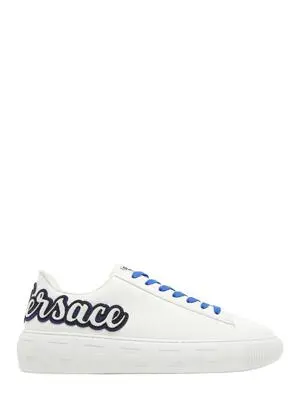 Versace La Greca Varsity Sneakers - White