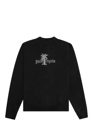 Palm Angels Sunset Palms Crewneck - Black