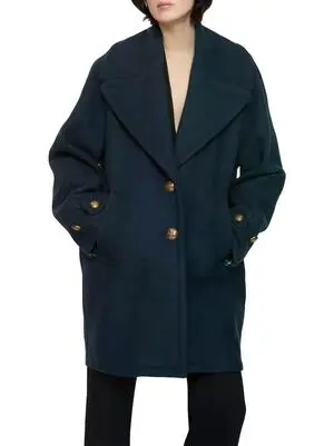 Burberry Button-fastening Coat - Blue