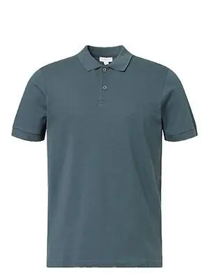 Sunspel Supima Cotton-piqué Polo Shirt - Dark Petrol26