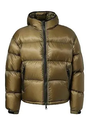 MKI MIYUKI ZOKU Bubble Hooded Padded Shell-Down Jacket Olive