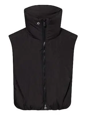 Perfect Moment Chevron Padded Shell-down Gilet - Black
