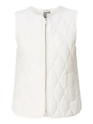 Sweaty Betty On The Move Quilted Shell Gilet - Lily White