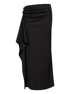 Christopher Esber Cascade Hardware Stretch-knit Midi Skirt - Black