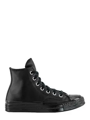 CONVERSE Chuck 70 Leather High-top Sneakers - Black Black White