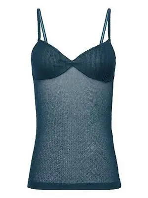 Victoria Beckham Cami V-neck Top - Teal