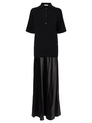 Christopher Esber Cashmere-and-silk Maxi Dress - Black