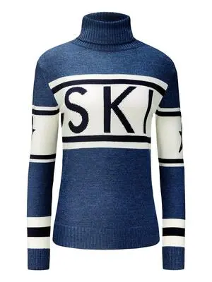 Perfect Moment Schild Intarsia Knit Sweater - Snowwhit B